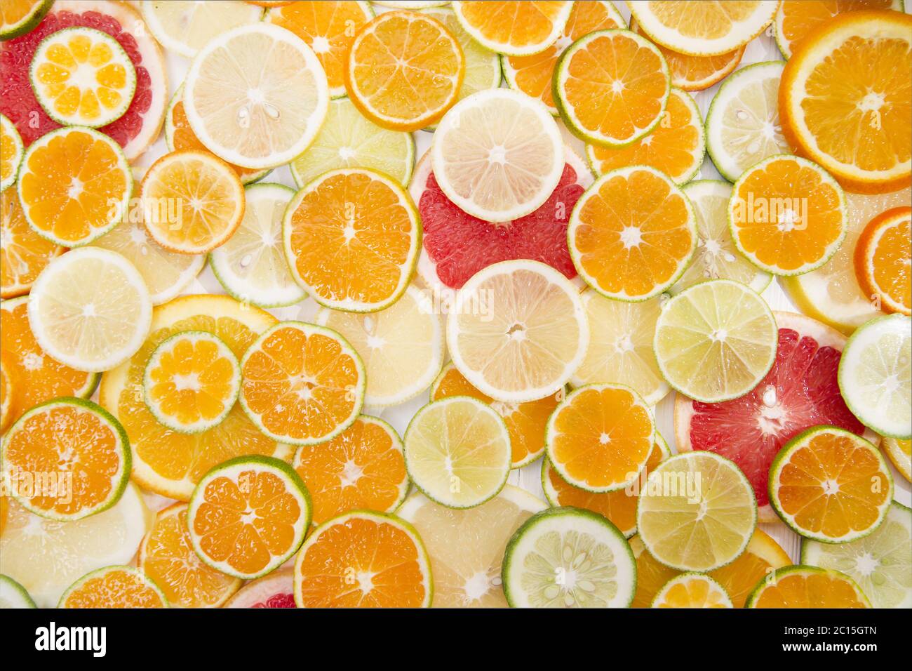 The colors of citrus fruits Stock Photo - Alamy