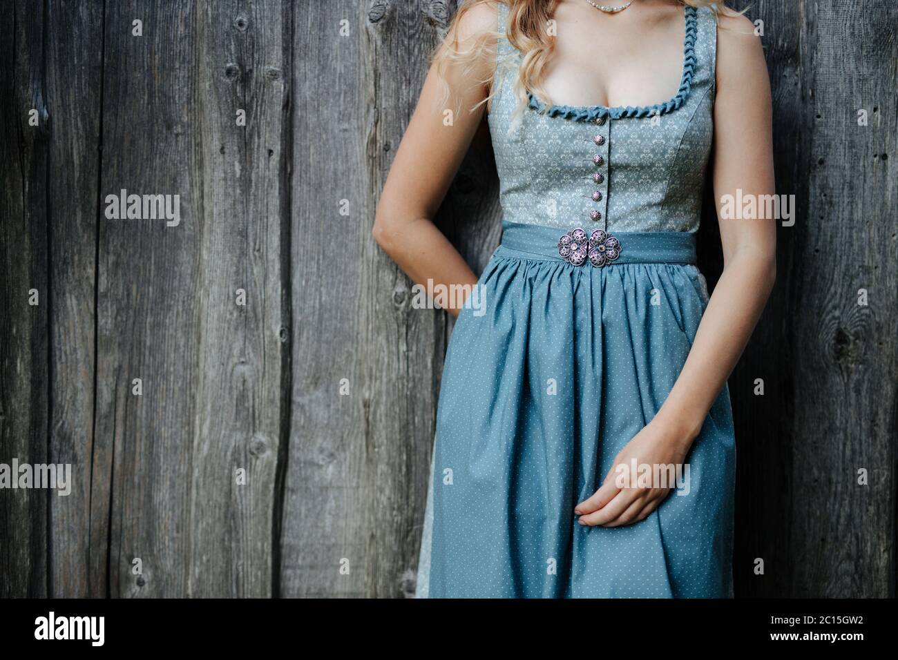 Traditional Bavarian dress called Dirndl Stock Photo - Alamy