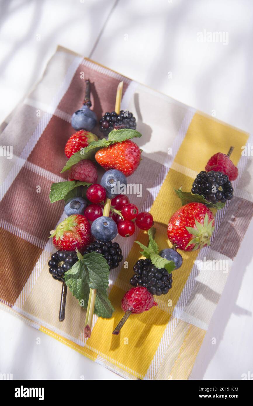 Varieties of berries Stock Photo - Alamy