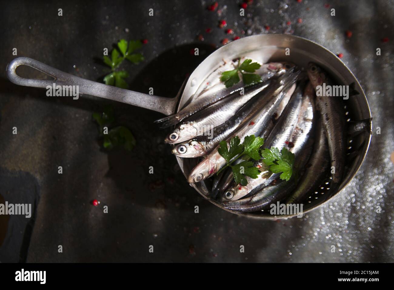Group anchovies hi-res stock photography and images - Alamy
