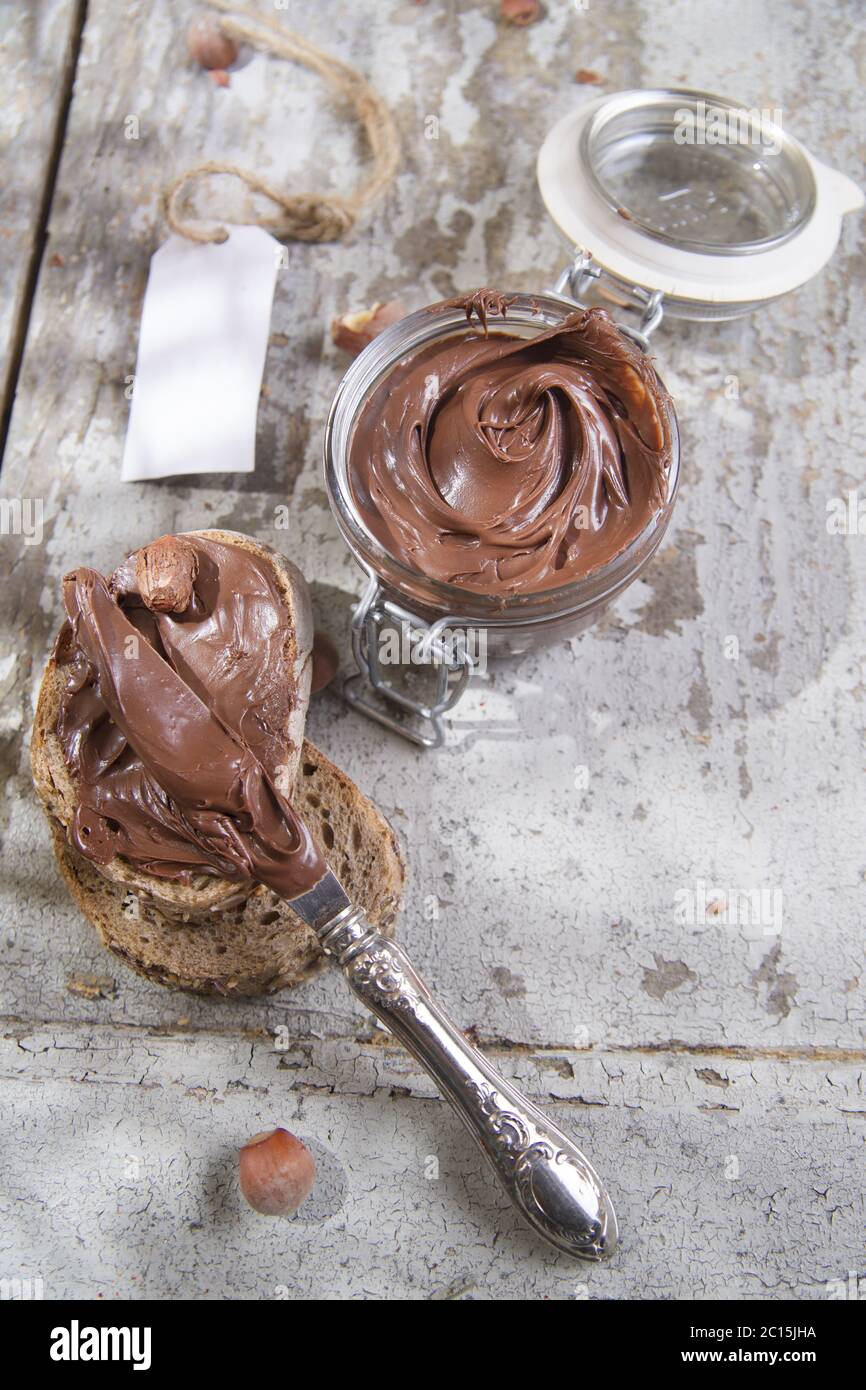 Hazelnut cream hi-res stock photography and images - Alamy