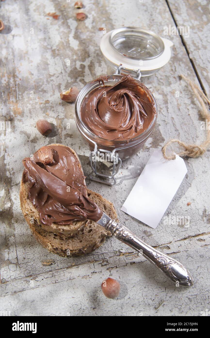 Hazelnut cream hi-res stock photography and images - Alamy