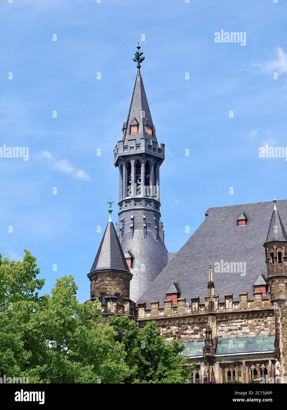 Historic city hall or Rathaus in Aachen Stock Photo - Alamy