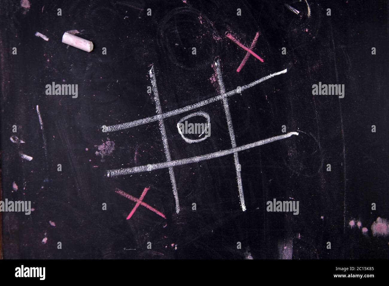 The game of tris Stock Photo - Alamy