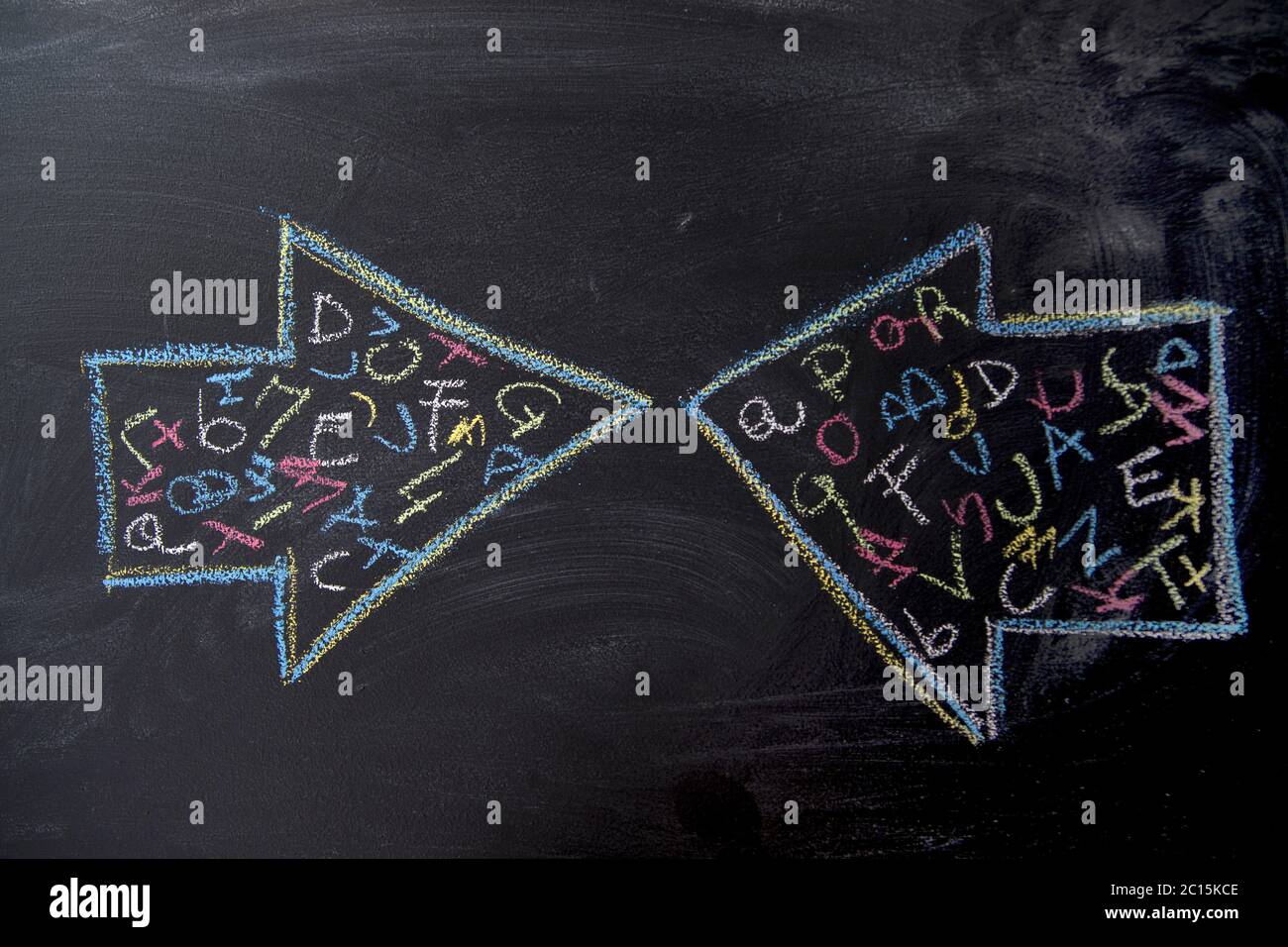 Alphabet to communicate Stock Photo - Alamy