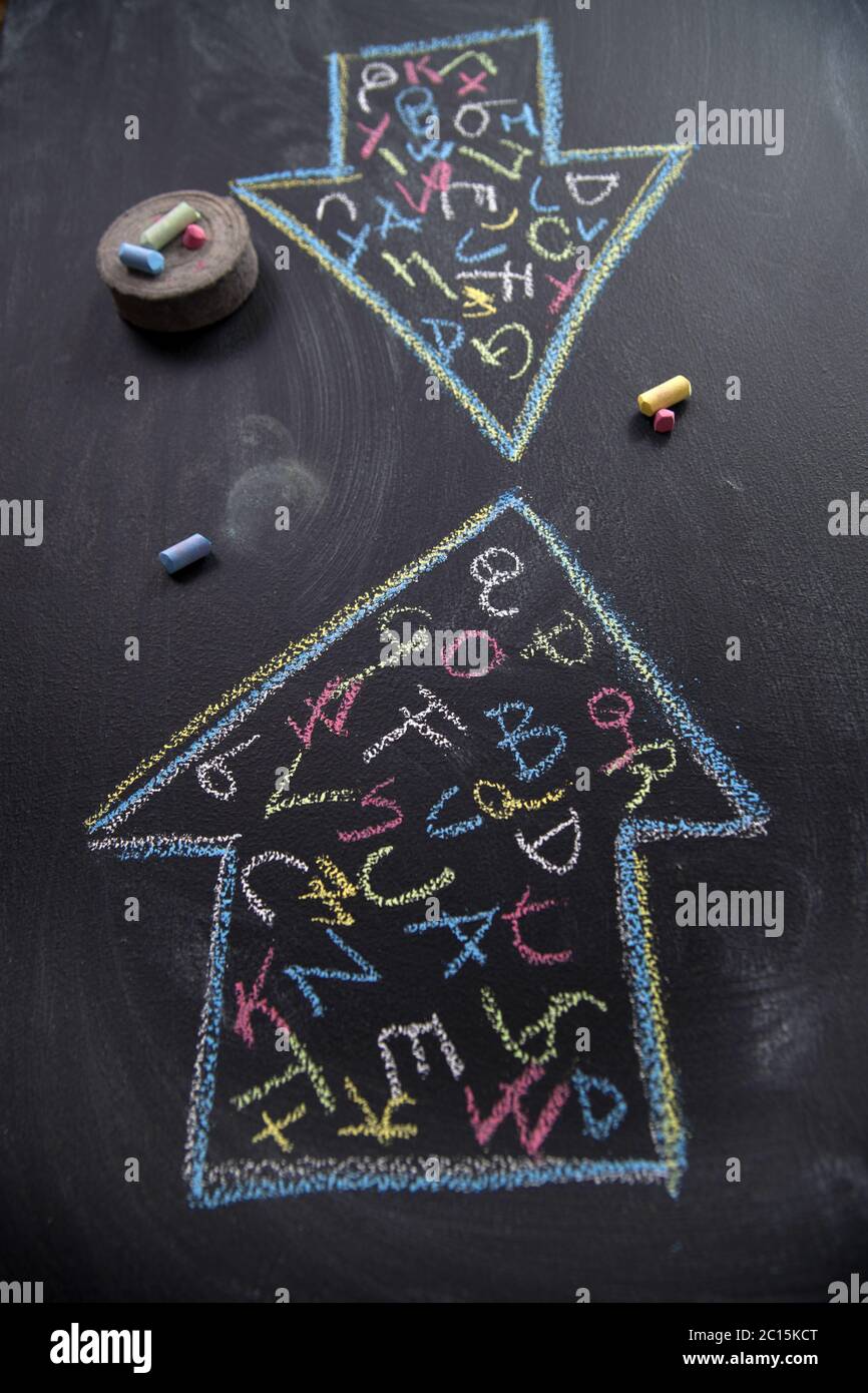 Alphabet to communicate Stock Photo - Alamy