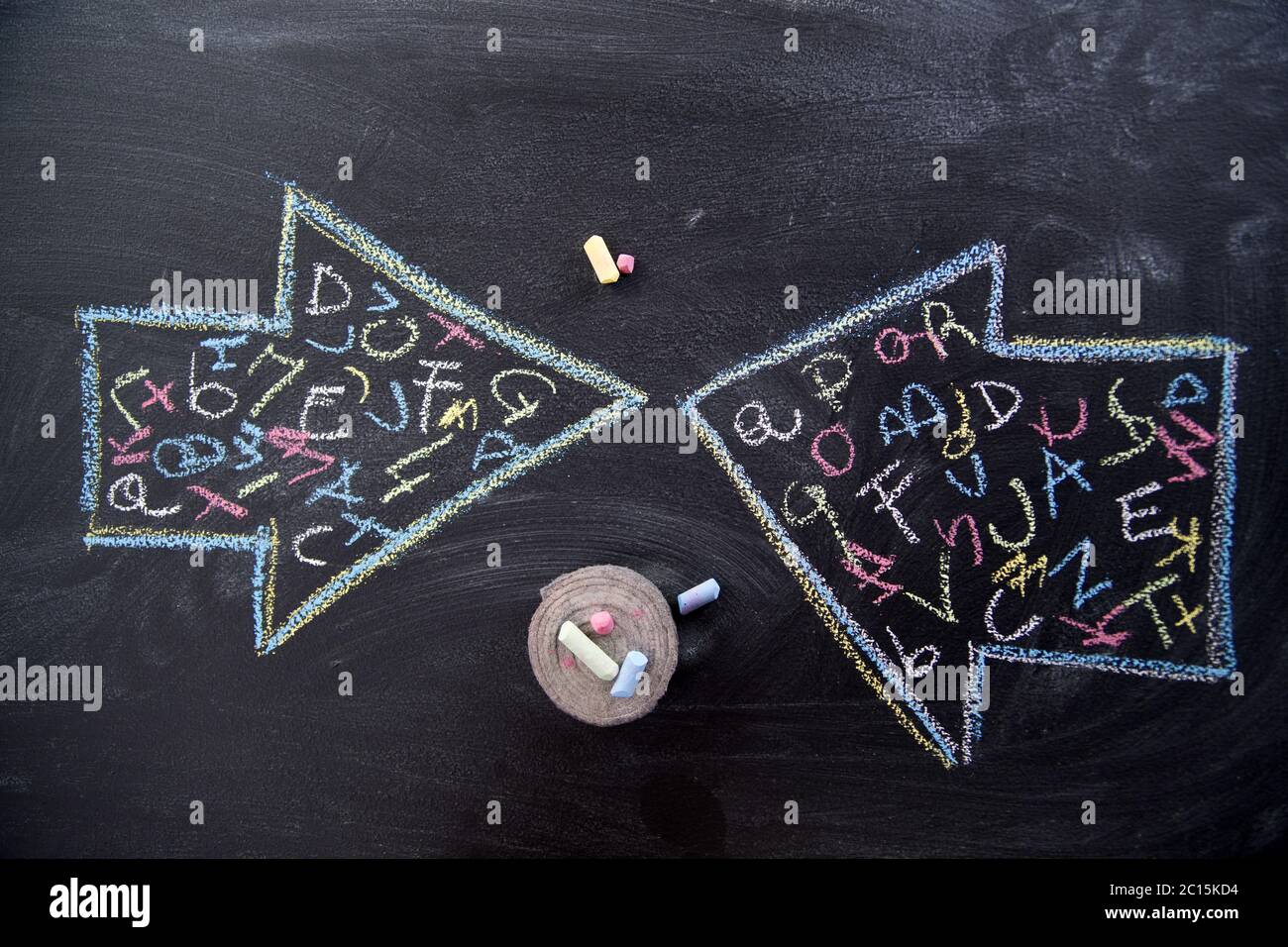Alphabet to communicate Stock Photo - Alamy