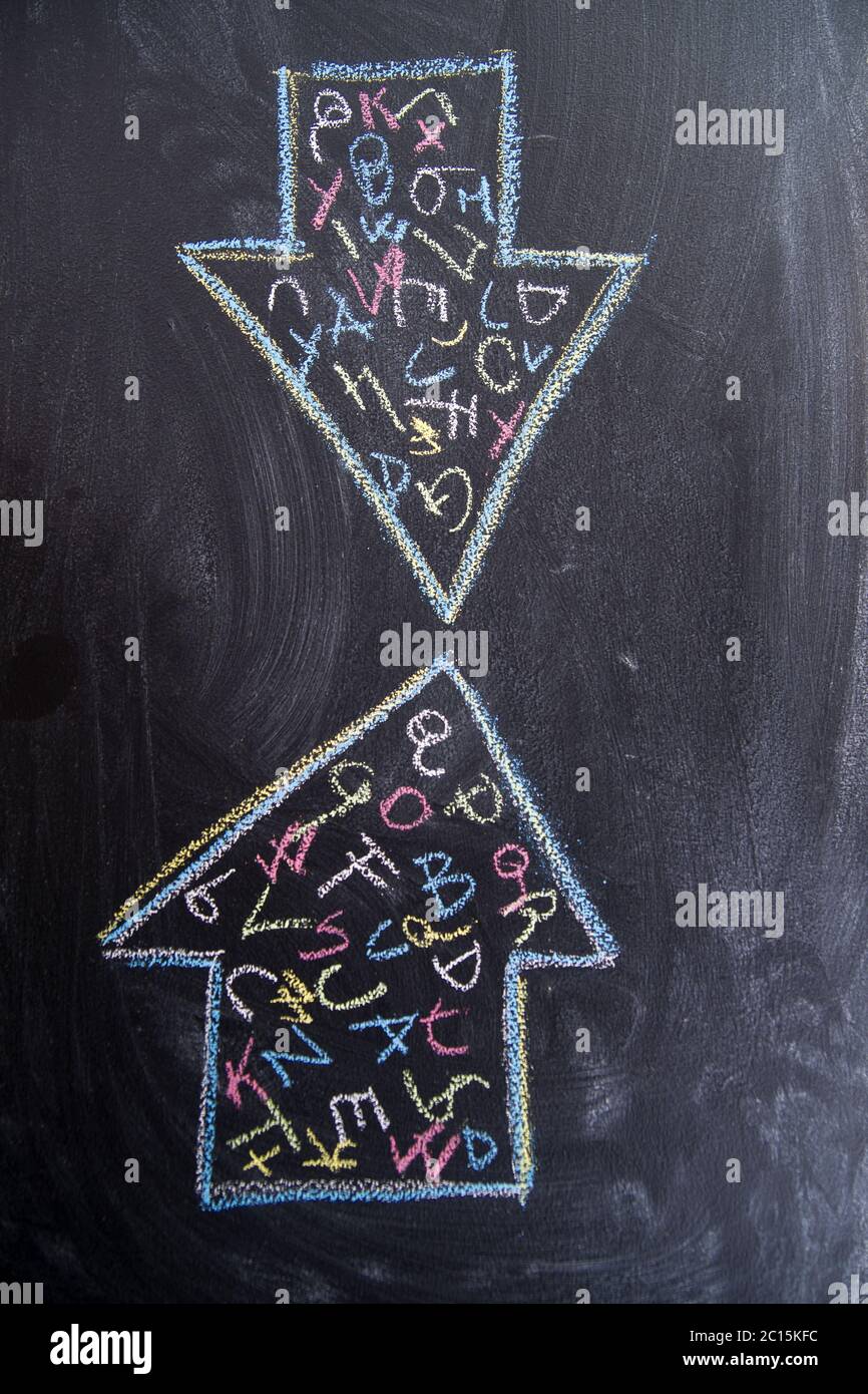 Alphabet to communicate Stock Photo - Alamy