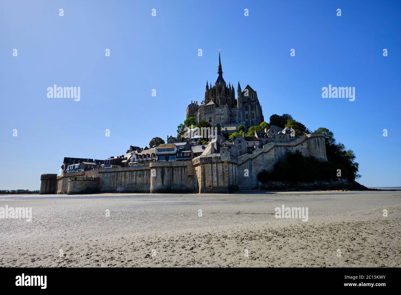 France, Normandy, Manche department, Bay of Mont Saint-Michel Unesco ...