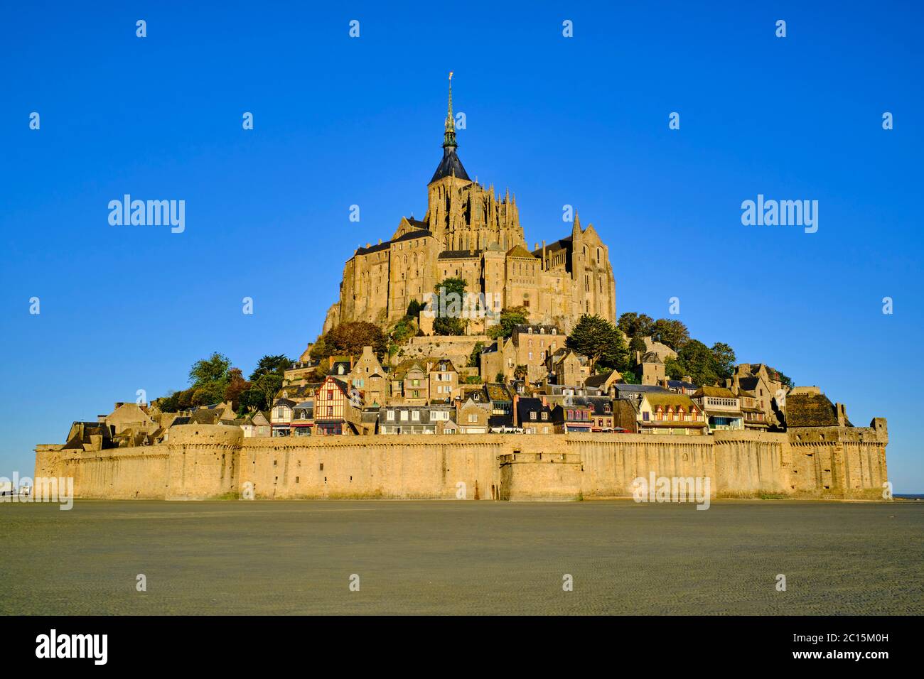 France, Normandy, Manche department, Bay of Mont Saint-Michel Unesco ...