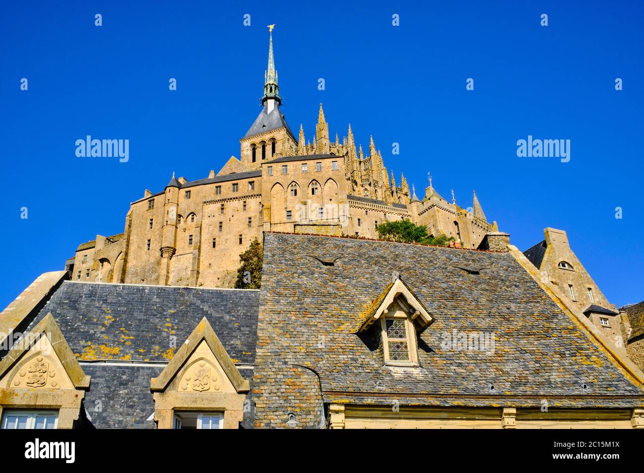 France, Normandy, Manche department, Bay of Mont Saint-Michel Unesco ...