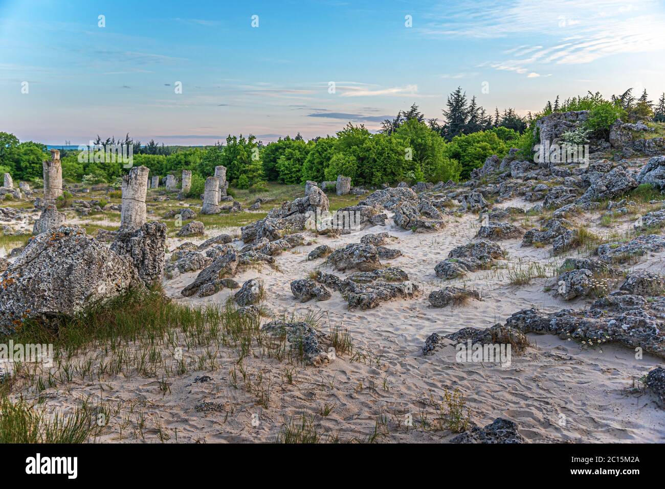 Stone blocks in sand hi-res stock photography and images - Alamy