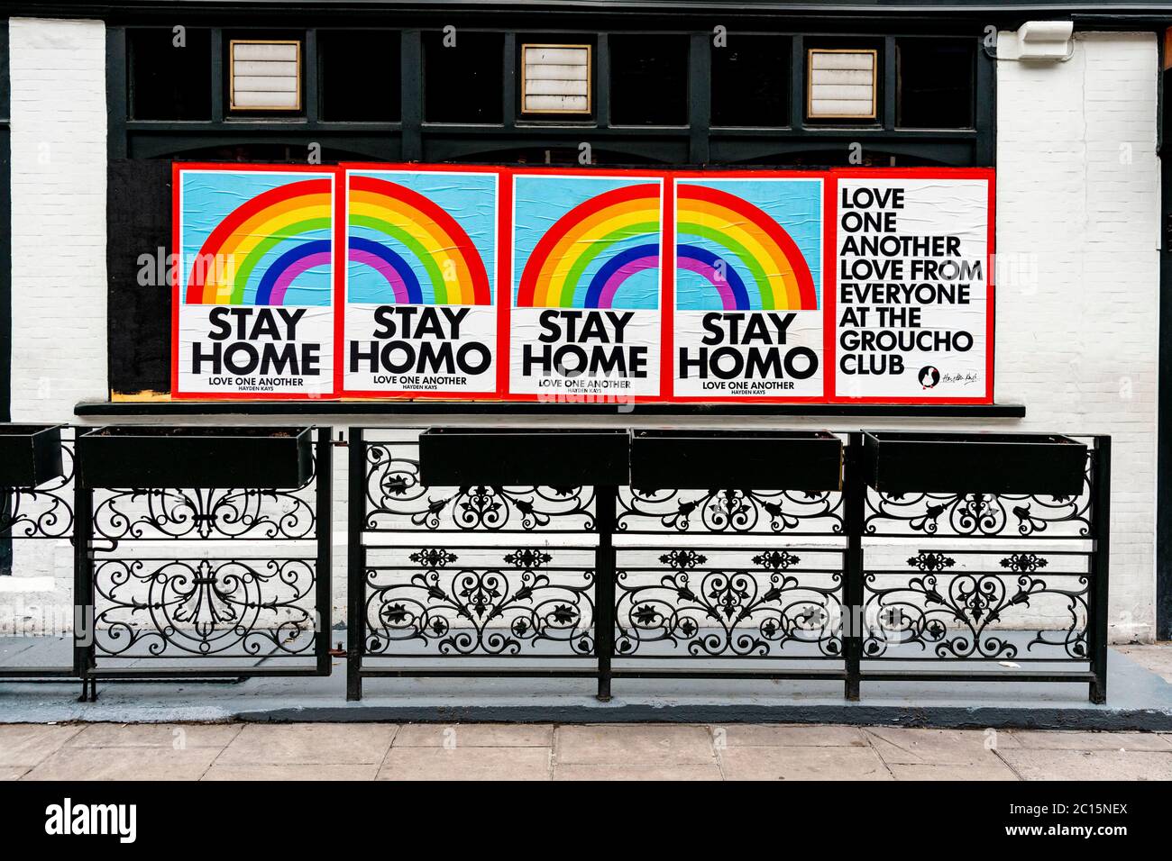 Groucho club london exterior hi-res stock photography and images - Alamy