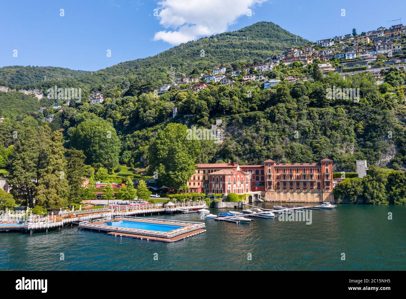 Lake of Como, villa d'Este. Cernobbio. Holidays in Italy Stock Photo ...