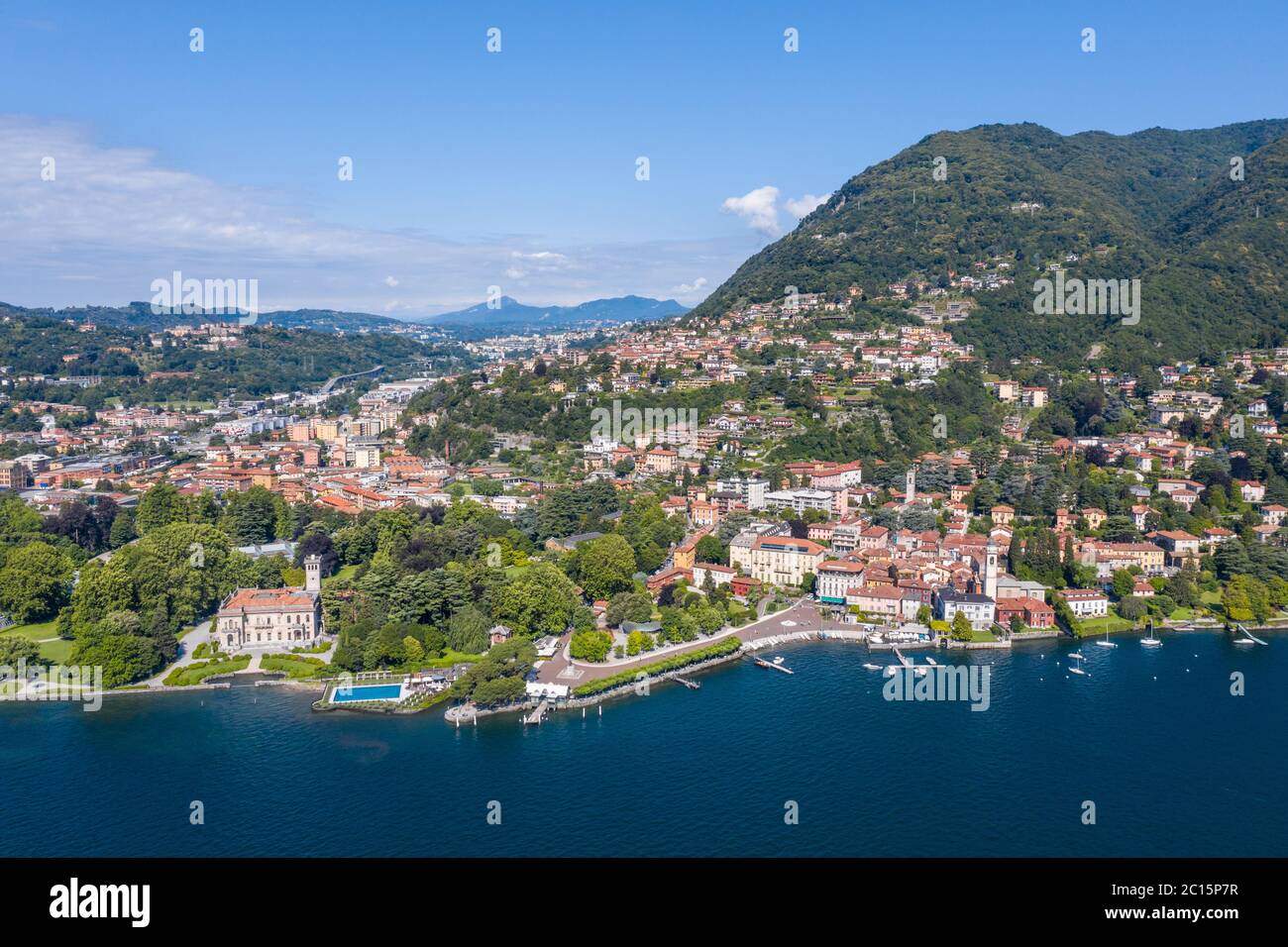 Hotel lake como pool luxury hi-res stock photography and images - Alamy