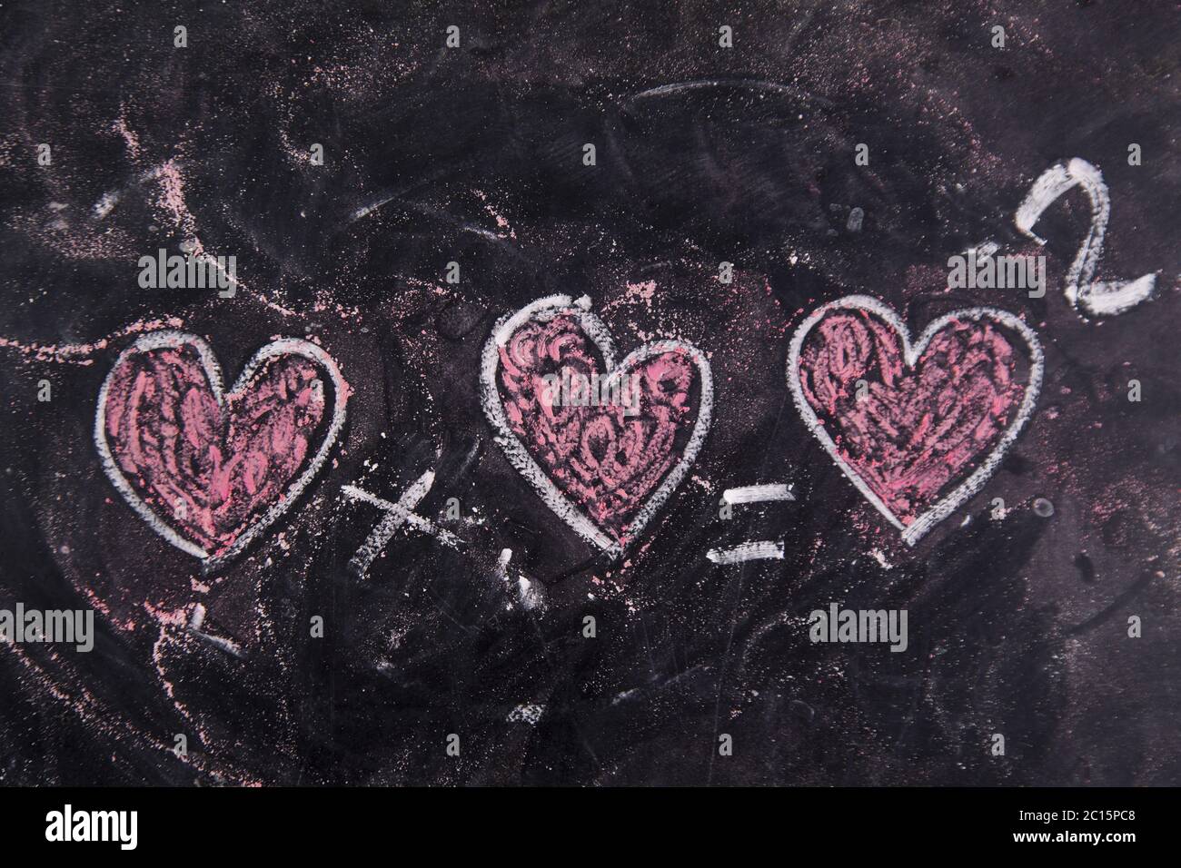 Calculations of love Stock Photo - Alamy