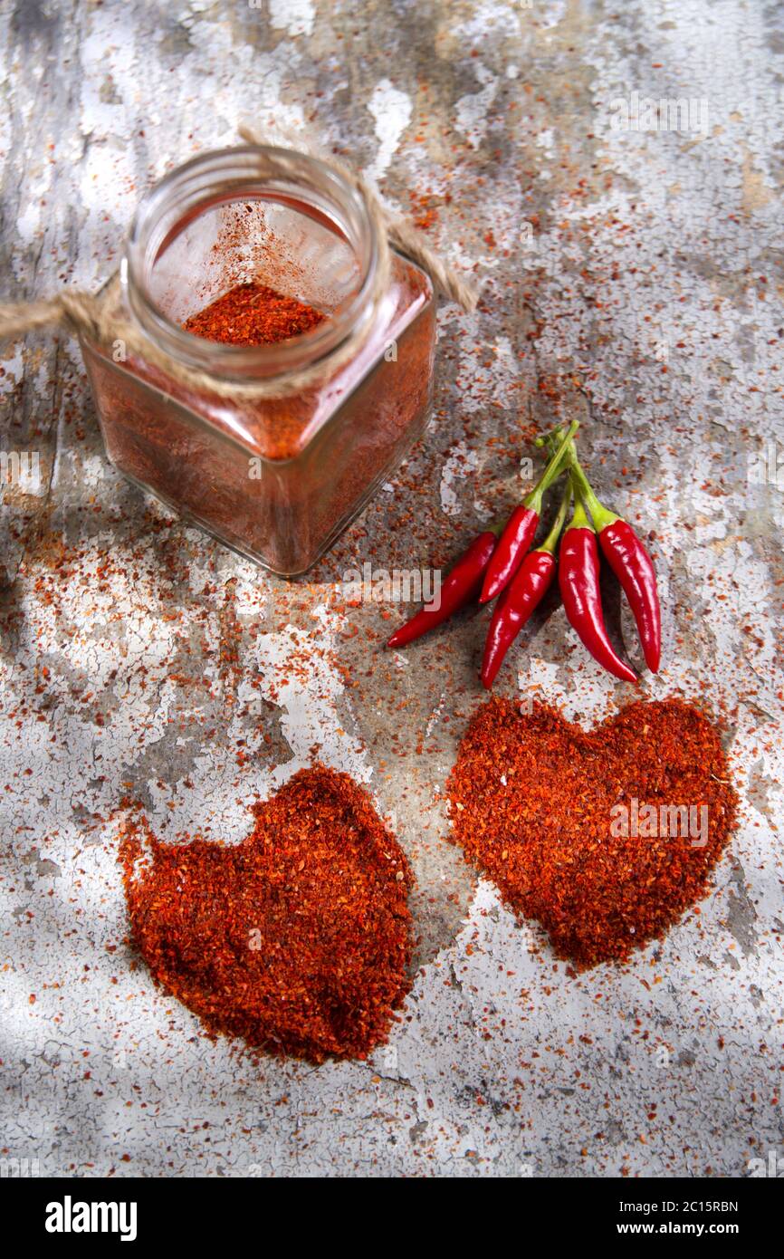 Chilli heart hi-res stock photography and images - Alamy