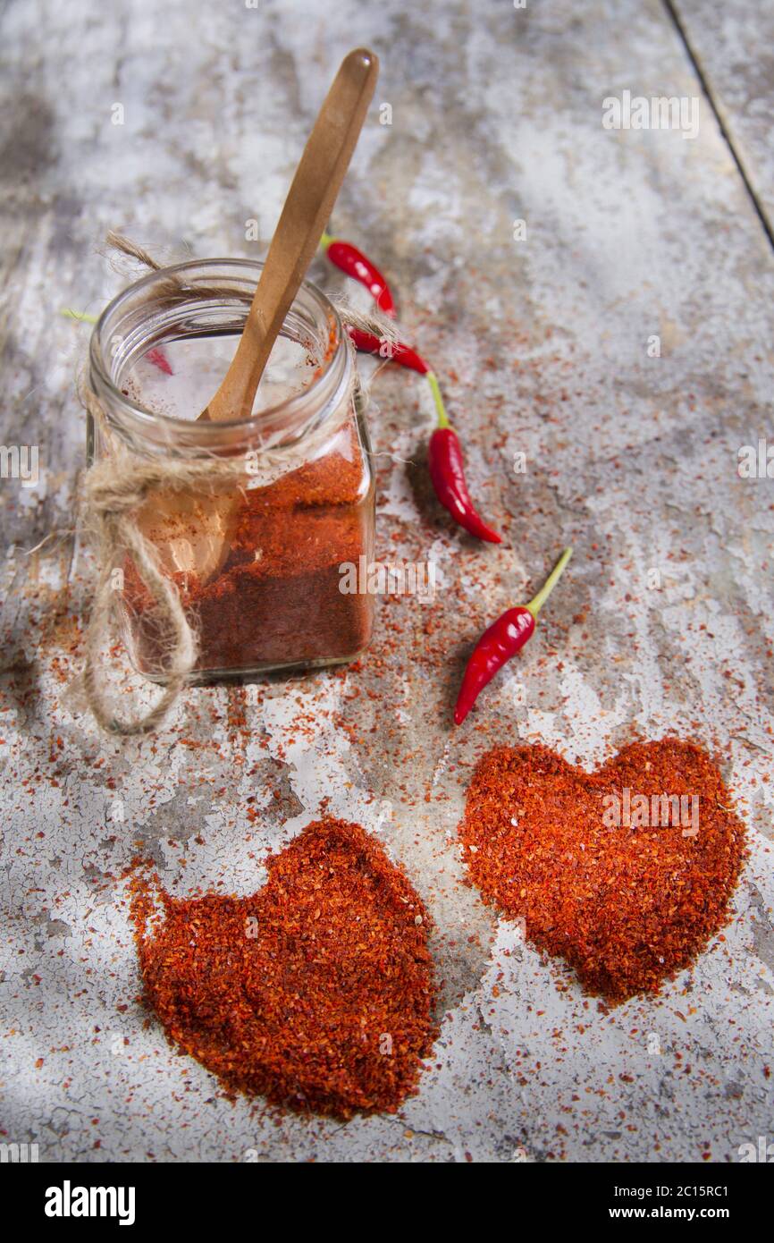 Chilli heart hi-res stock photography and images - Alamy