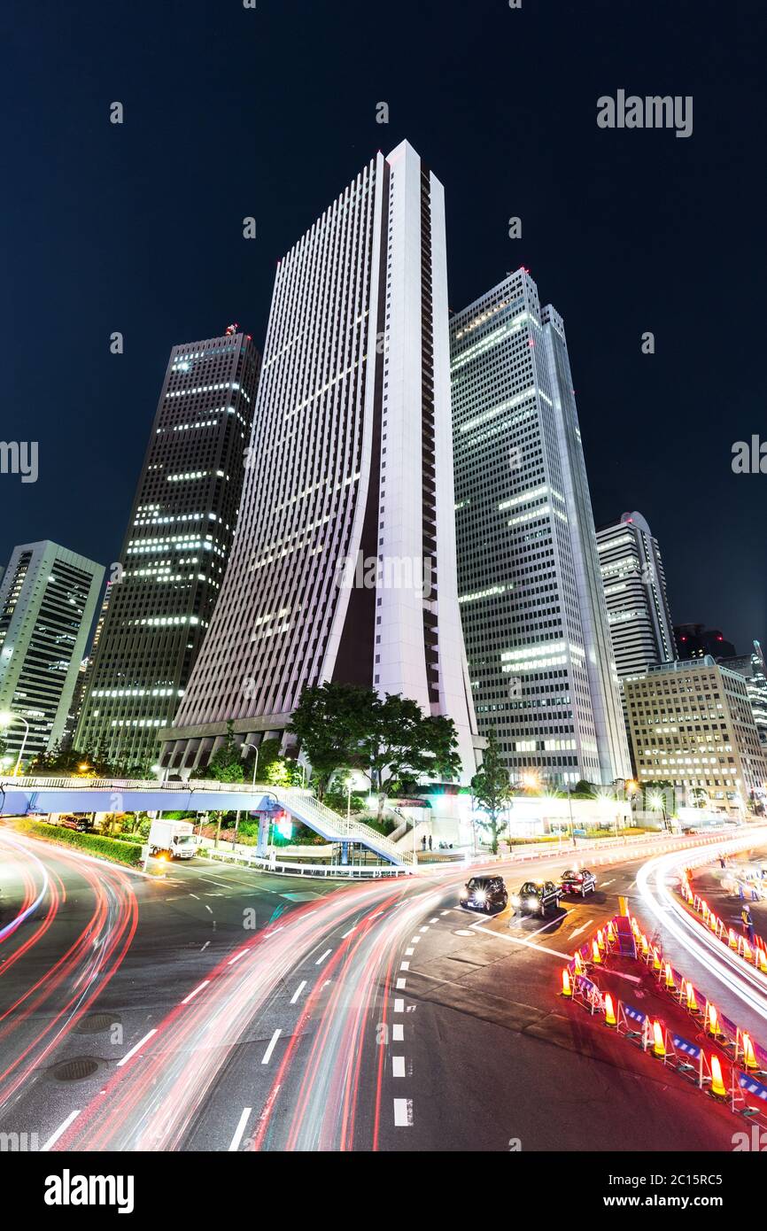 modern buildings in tokyo from road Stock Photo - Alamy