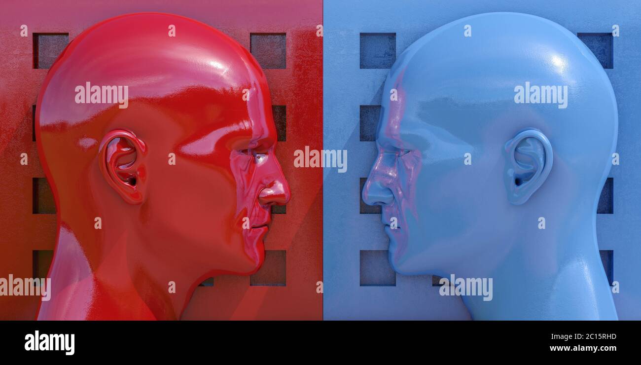 Schematic Image of Confrontation Stock Photo - Alamy Schematic Image of Confrontation Stock Photo - Alamy
