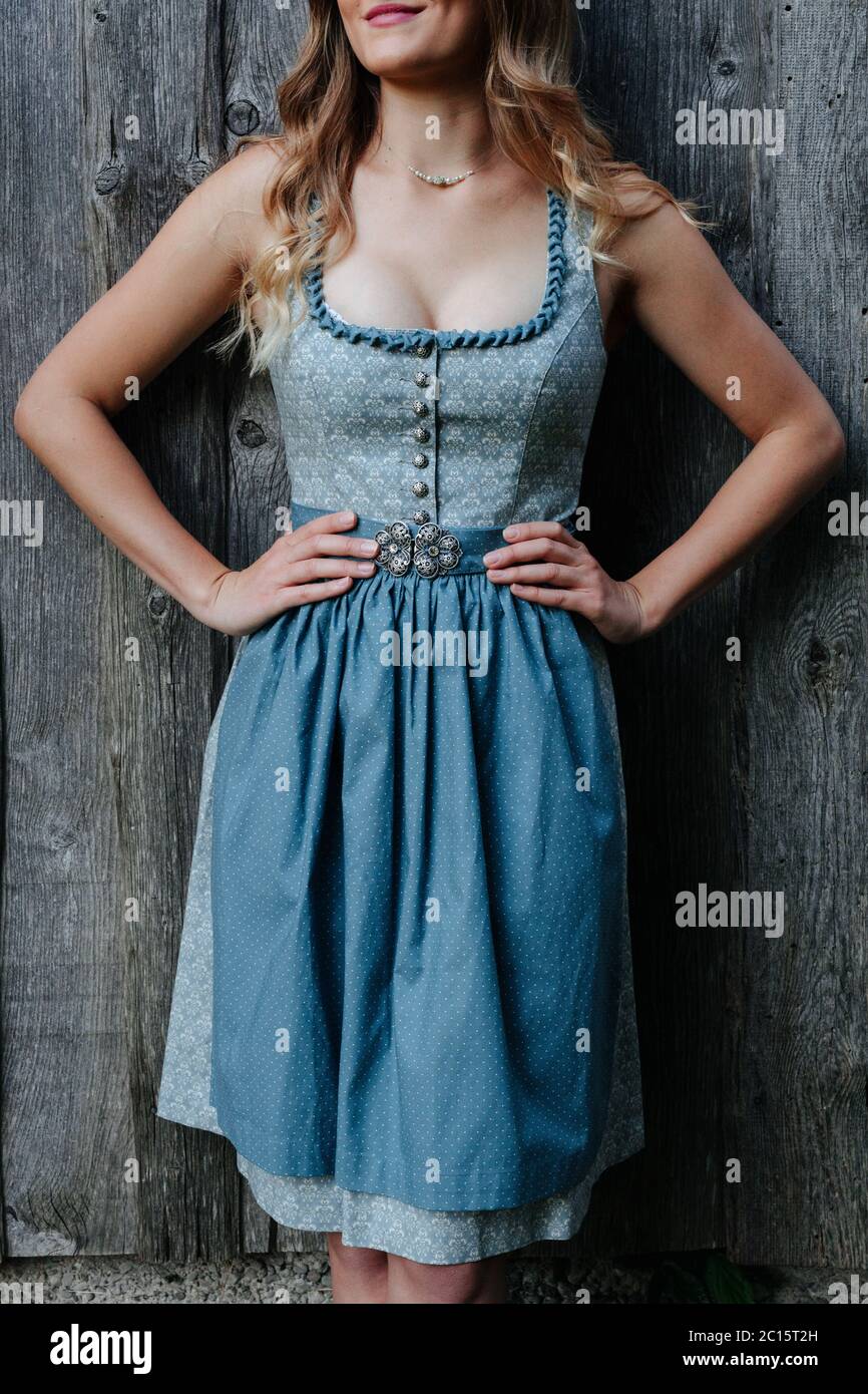 Traditional Bavarian dress called Dirndl Stock Photo - Alamy