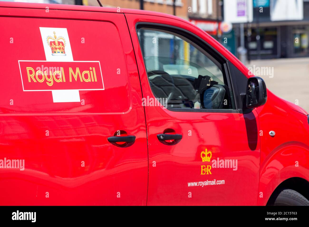 Royal Mail red van Stock Photo - Alamy