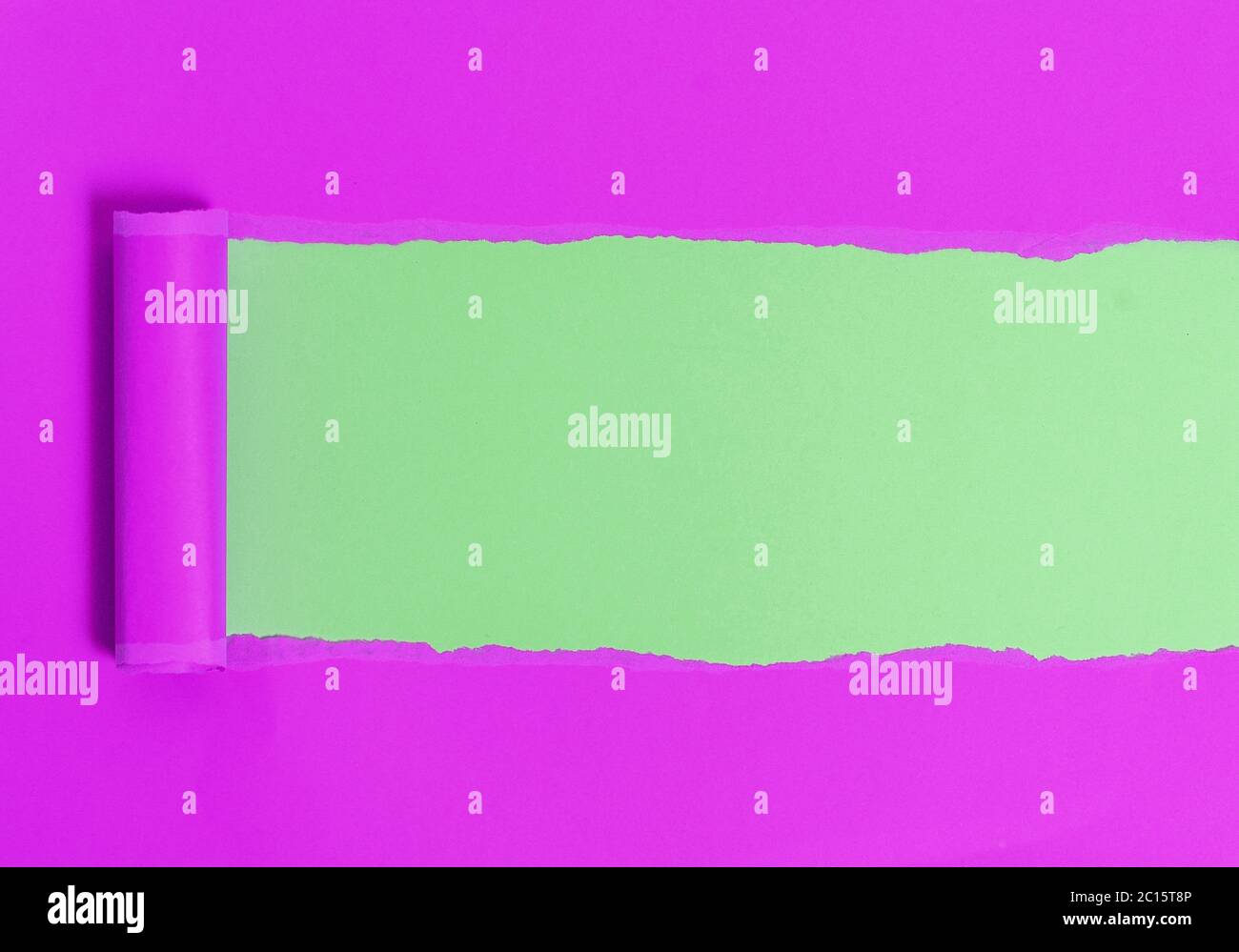 Rolled Ripped Torn Cardboard Placed Above A Wooden Classic Table ...