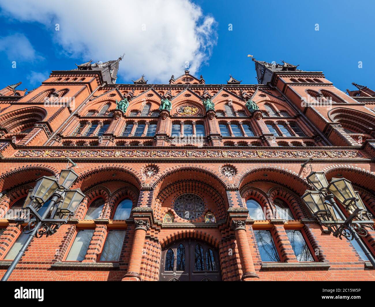 Historical building in the city Rostock, Germany Stock Photo - Alamy