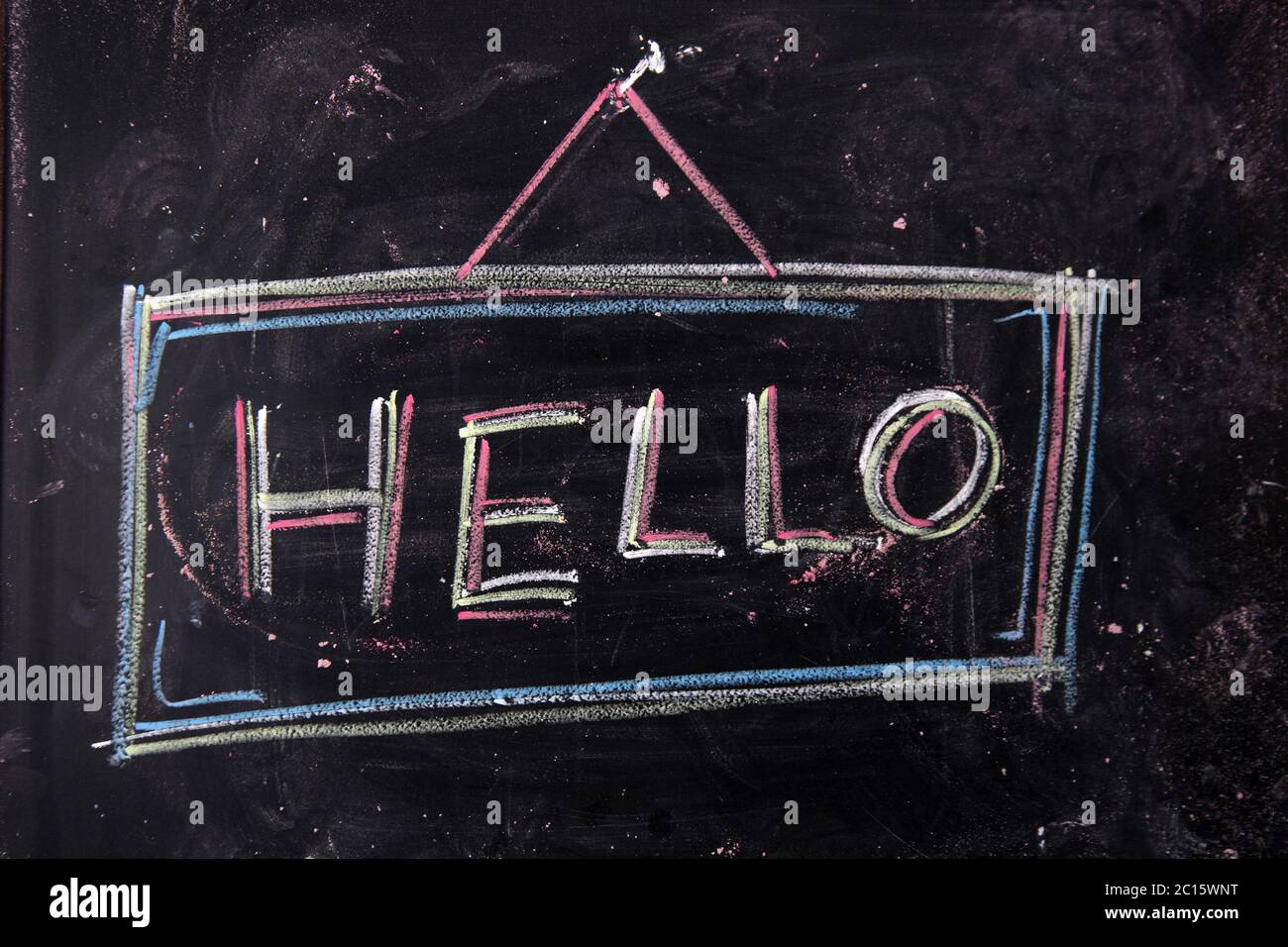 Hello written hi-res stock photography and images - Alamy