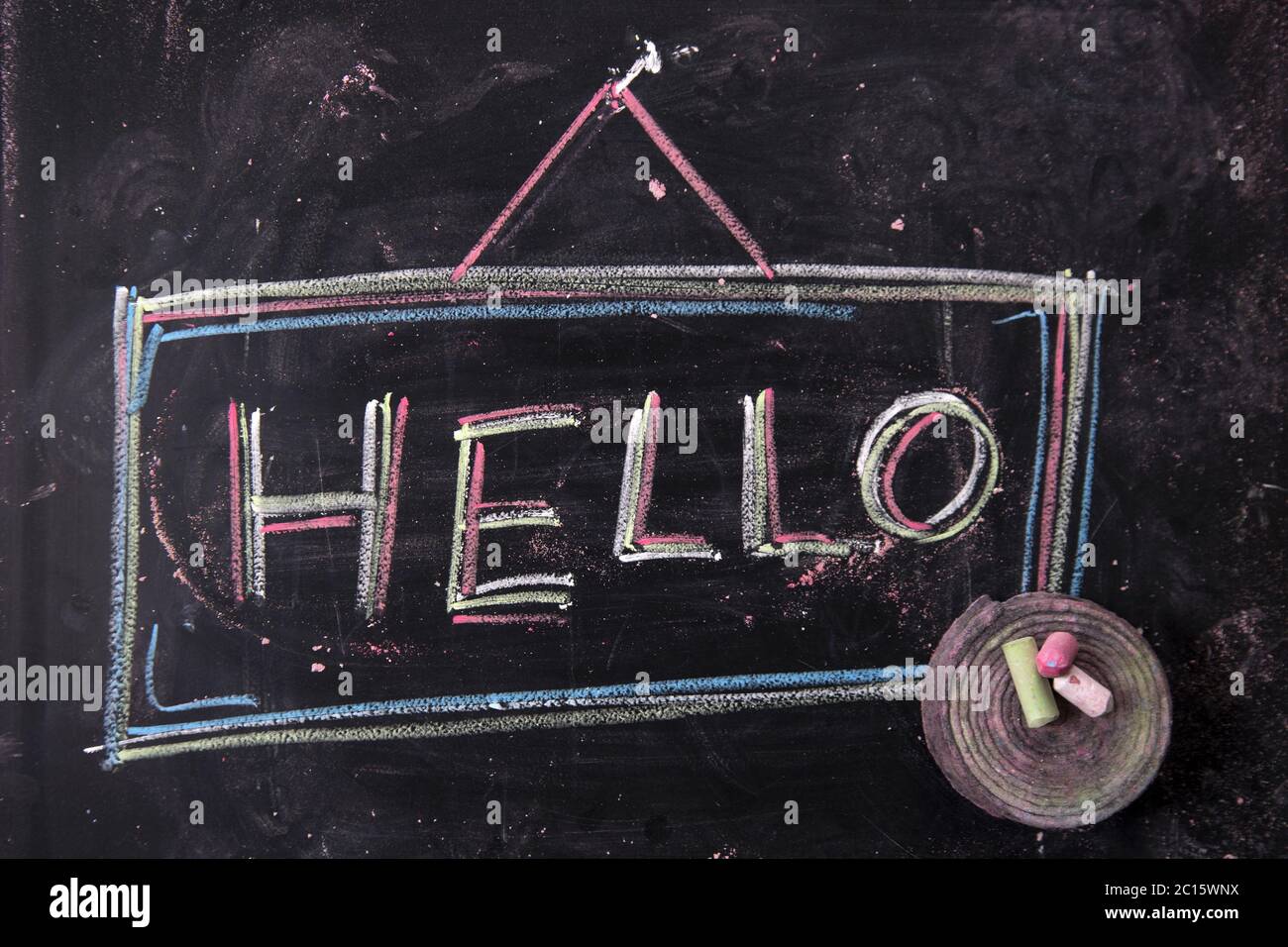 Hello written hi-res stock photography and images - Alamy