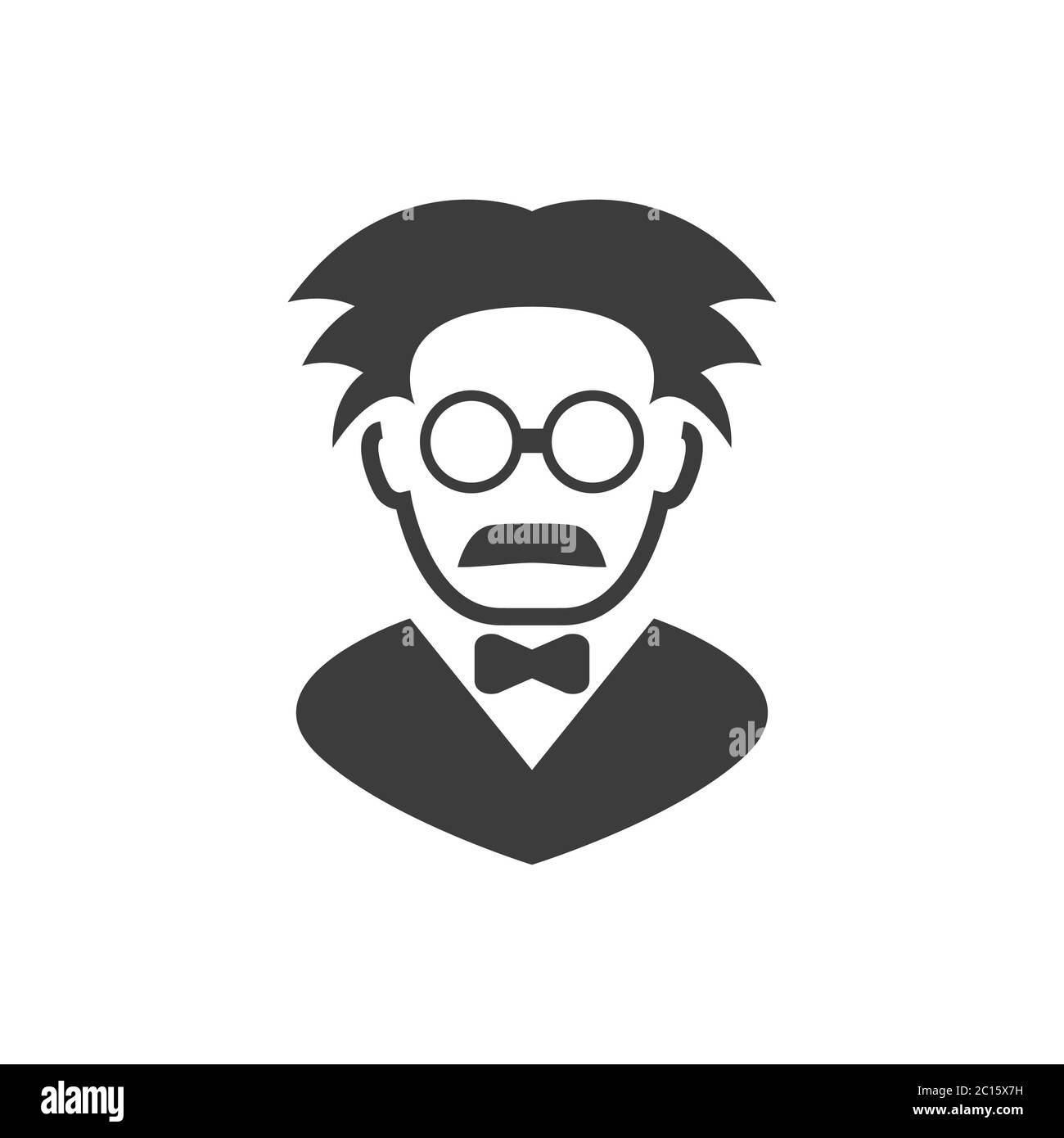 Scientist professor icon hi-res stock photography and images - Alamy
