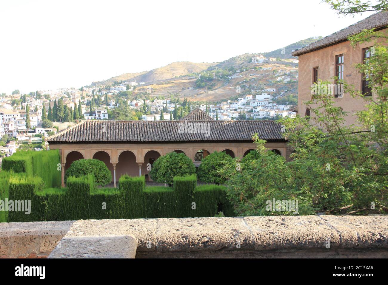 The Alhambra a palace and fortress complex located in Granada Stock ...