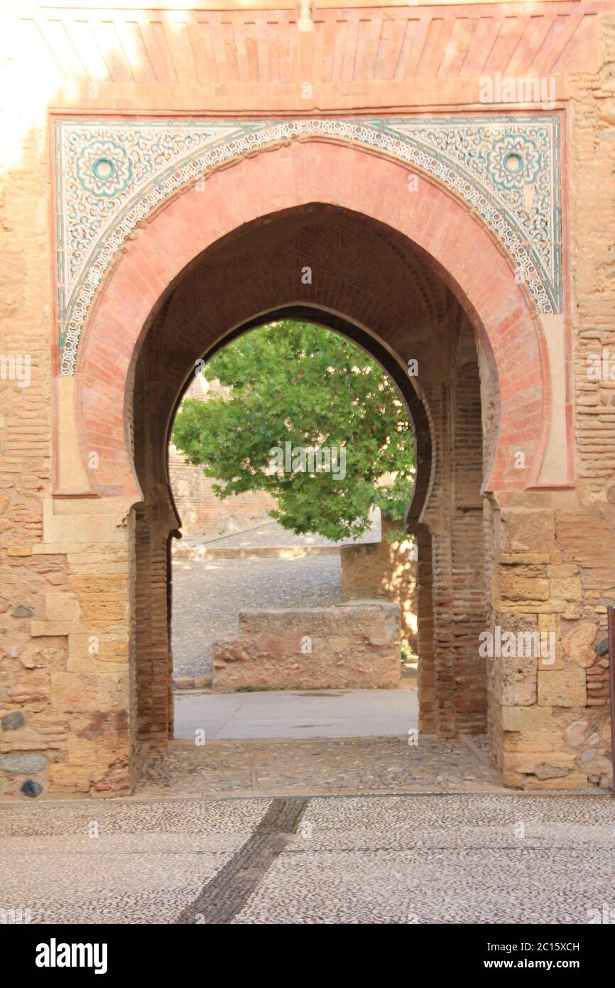 The Alhambra a palace and fortress complex located in Granada Stock ...