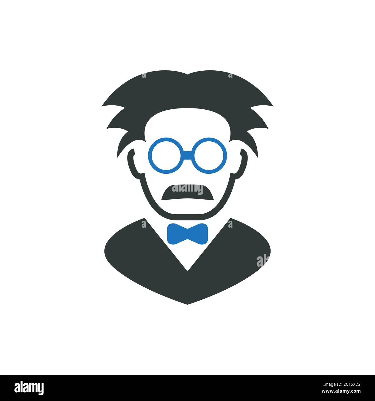 Scientist professor icon hi-res stock photography and images - Alamy