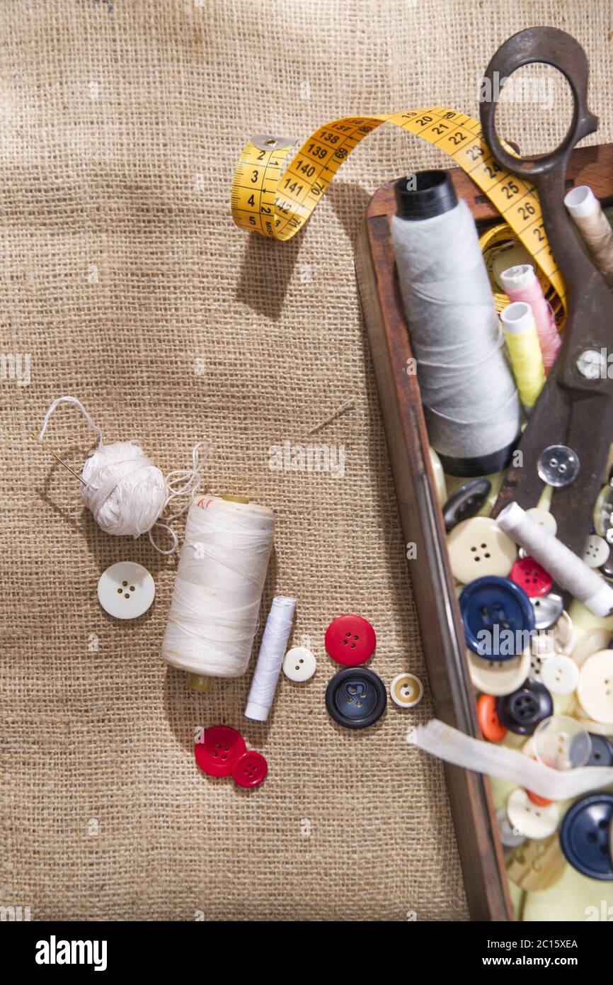 Tailor kit hi-res stock photography and images - Alamy