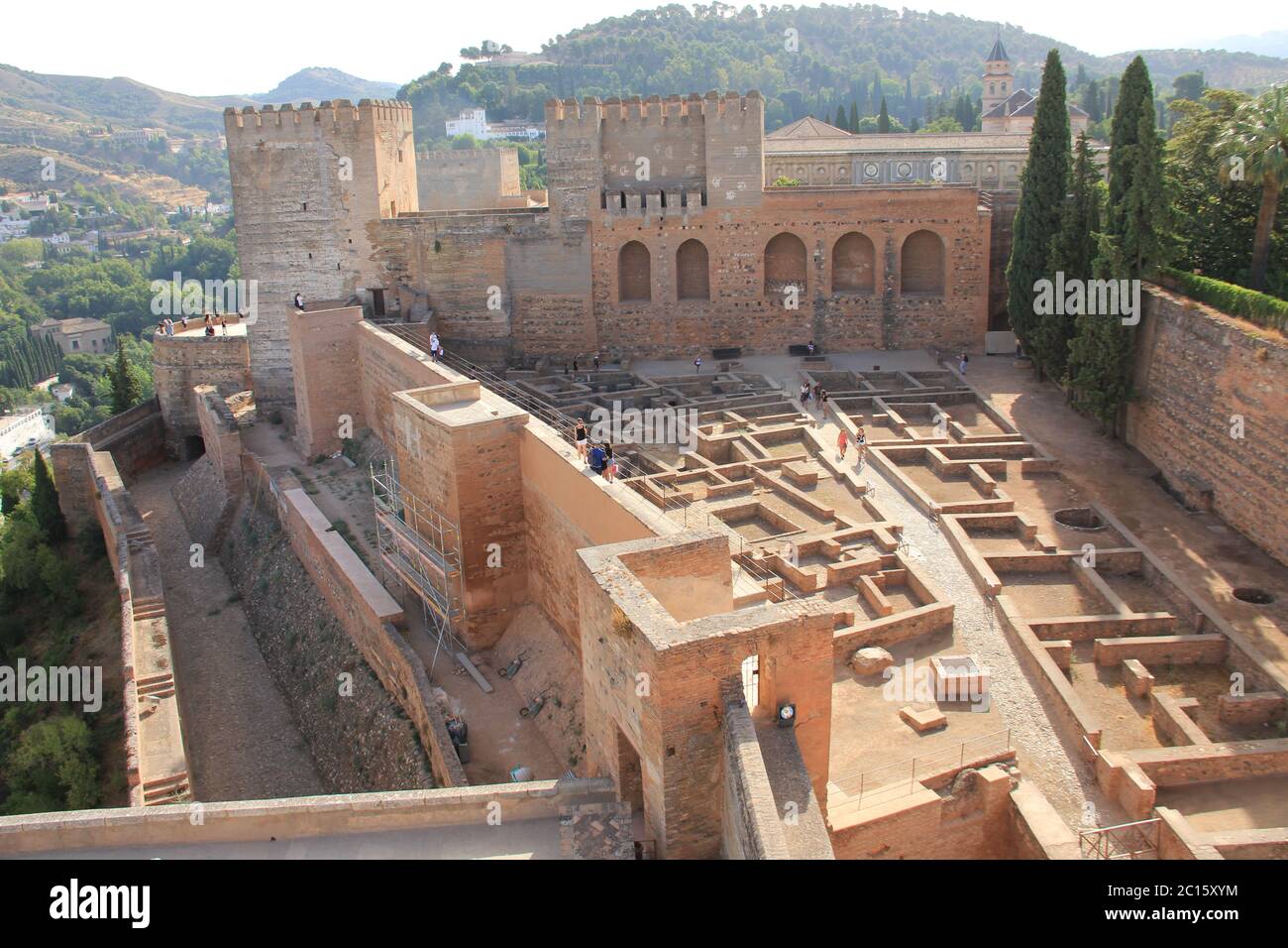 The Alhambra a palace and fortress complex located in Granada Stock ...