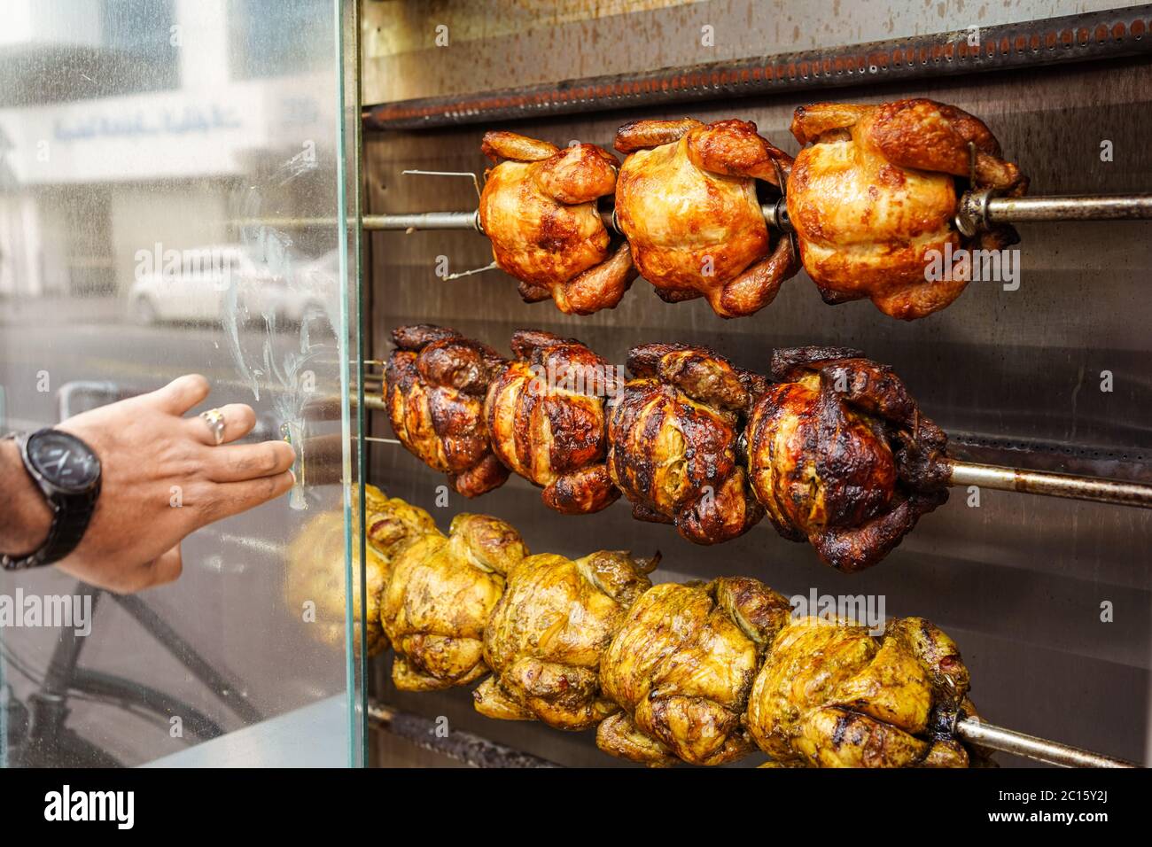 Dubai / United Arab Emirates - February 1, 2020: close up of roasted ...