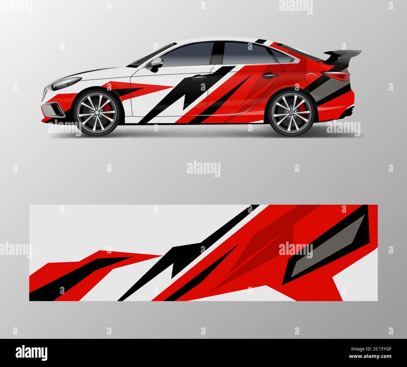 modern racing car wrap strip for racing sport car design Stock Vector ...