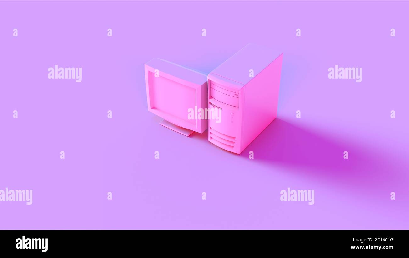 Illustration old computer hi-res stock photography and images - Alamy
