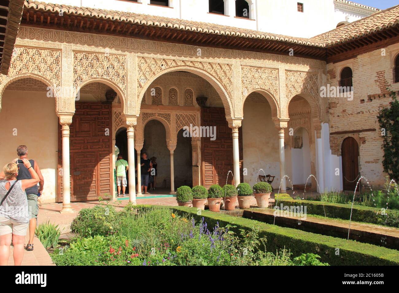 The Alhambra a palace and fortress complex located in Granada Stock ...