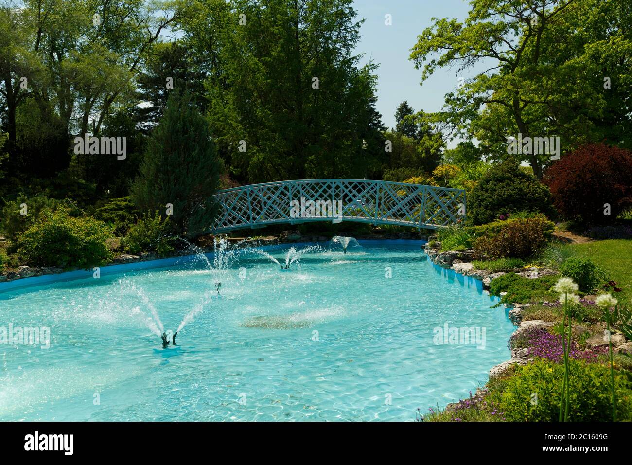 Kitchener Ontario Canada. Rockway Gardens Stock Photo - Alamy