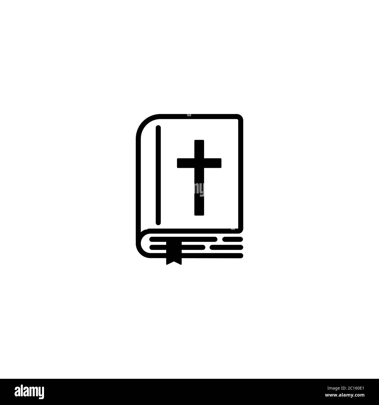 Bible icon. Vector on isolated white background. Eps 10 vector Stock ...