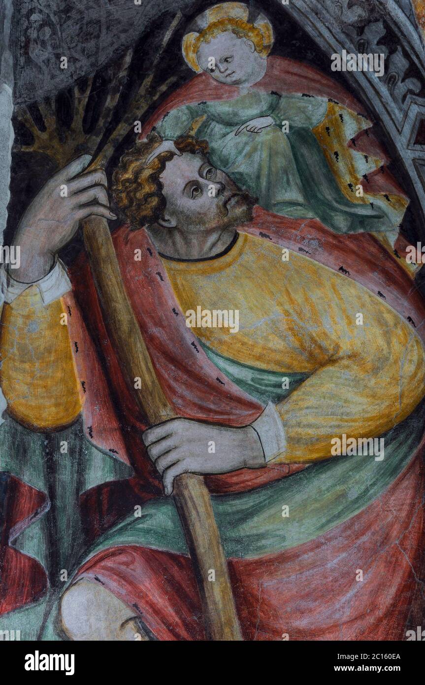 St christopher patron saint of travellers hi-res stock photography and ...