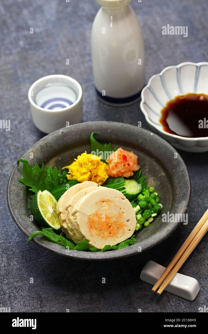 ankimo is a japanese dish made with monkfish liver Stock Photo - Alamy