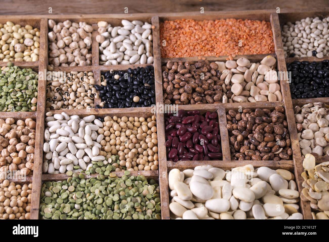Seeds of legumes mixed Stock Photo - Alamy