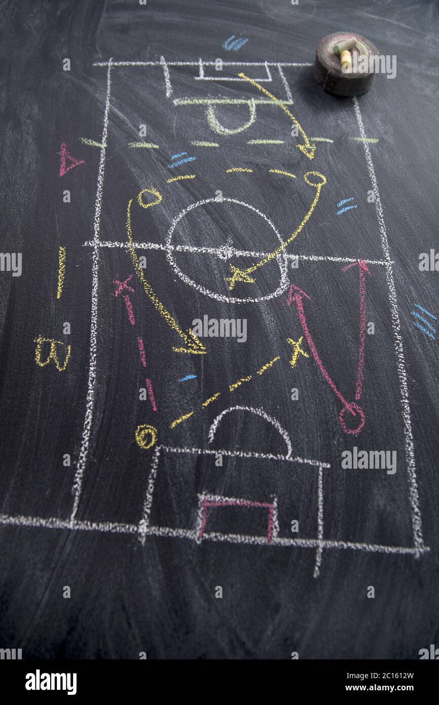 Diagram of football game hi-res stock photography and images - Alamy