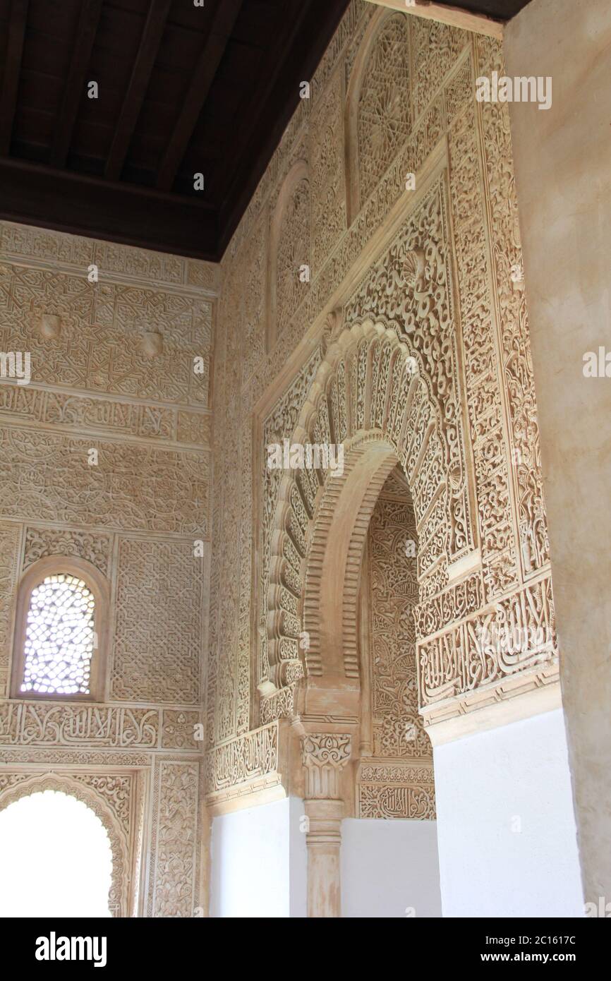 The Alhambra a palace and fortress complex located in Granada Stock ...