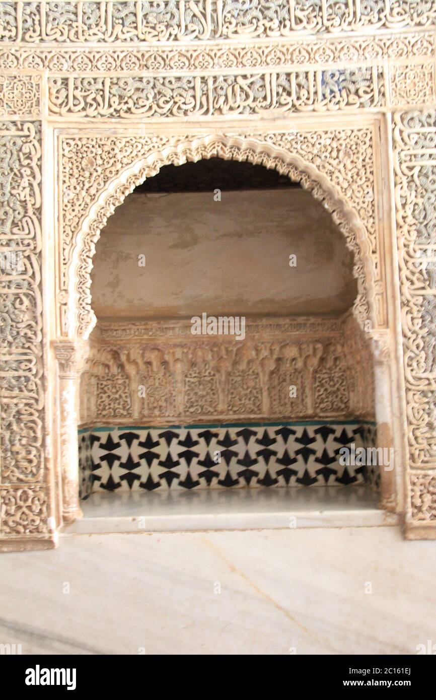 The Alhambra a palace and fortress complex located in Granada Stock ...