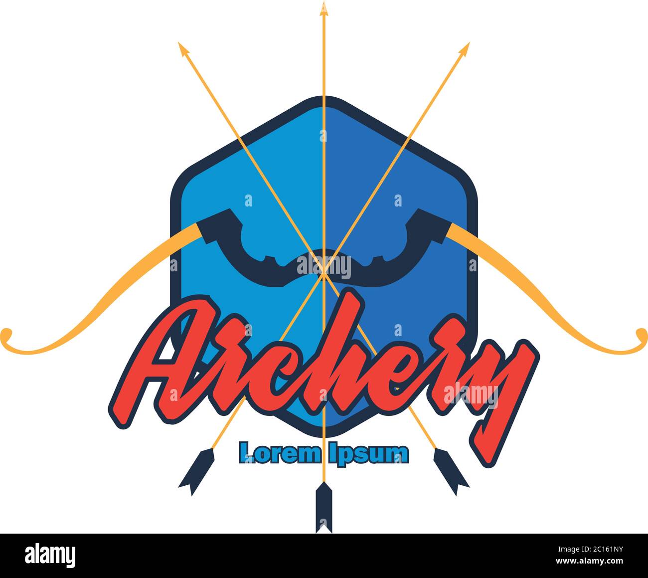 archery logo with text space for your slogan / tag line, vector ...