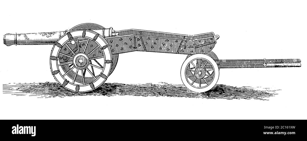 18th century cannon drawing hi-res stock photography and images - Alamy